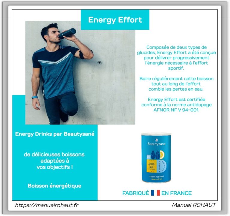 Energy Effort Boisson énergétique - Manuel ROHAUT