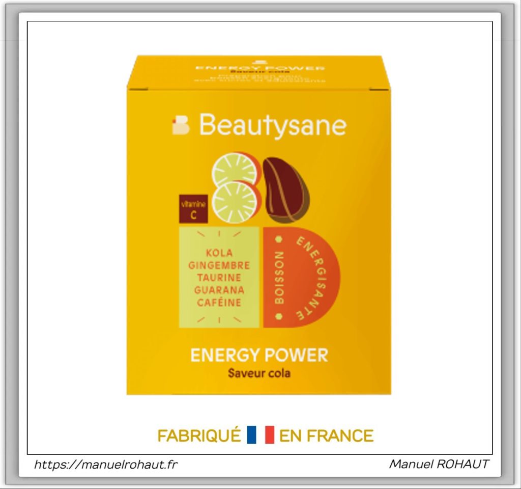 Beautysané Energy Power Stickola, boisson énergisante caféine guarana